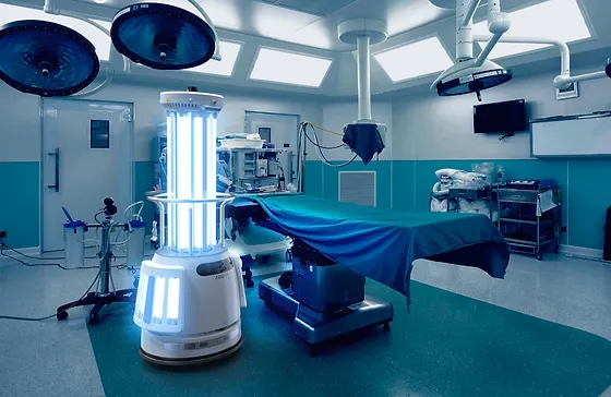 Eliminación de gérmenes en el aire y en superficies intrahospitalarias