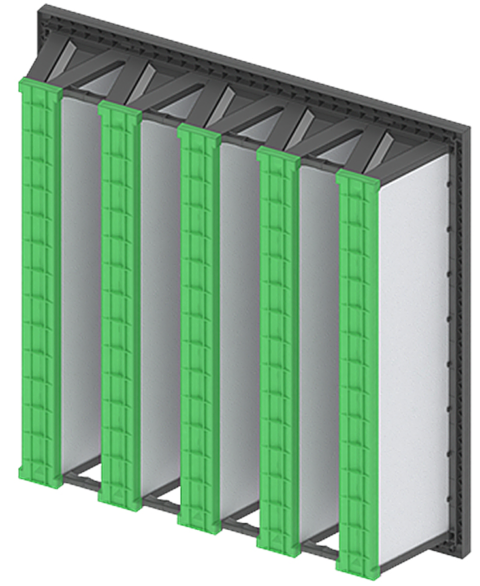 Filtro de Aire tipo W Durafil ES • Filtro para sistemas HVAC